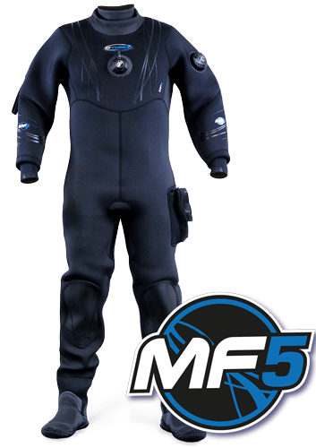MF5 - Mens - Blue Accent - Size to be confirmed | OThree Custom Drysuits